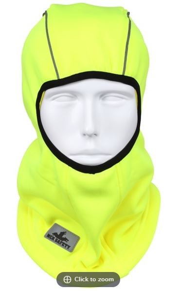 Polyester Fleece Lined Balaclava with Reflective Binding | Midwestern ...
