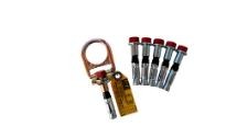 D-ring anchor assembly w/ (6) bolts | Midwestern Safety Equipment Supplier
