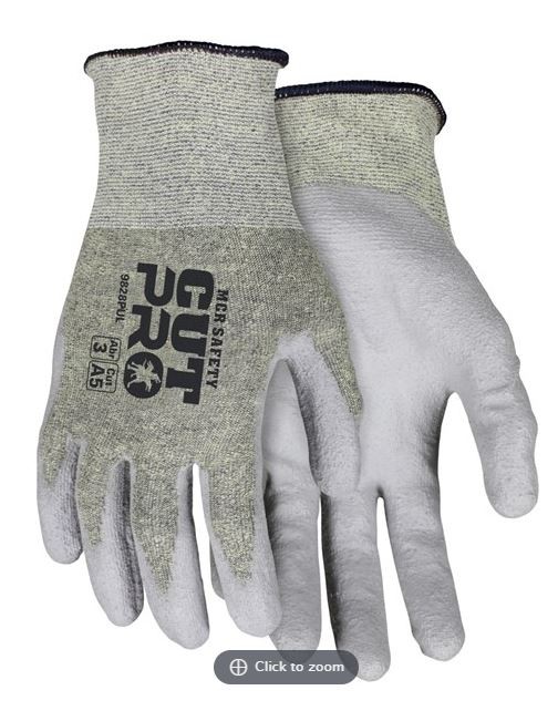 CUT PRO GLOVE, 18GA, A5 PU | Midwestern Safety Equipment Supplier