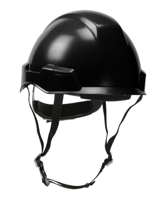 BLACK DYNAMIC ROCKY SAFETY HELMET, TYPE II CLASS E | Midwestern Safety ...