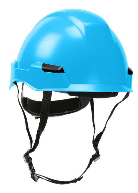 LIGHT BLUE DYNAMIC ROCKY SAFETY HELMET, TYPE II CLASS E | Midwestern ...