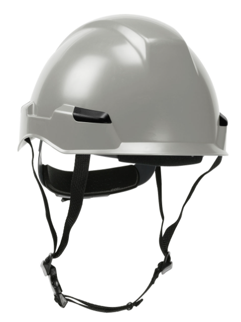 GREY DYNAMIC ROCKY SAFETY HELMET, TYPE II CLASS E | Midwestern Safety ...