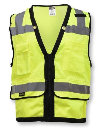 SV59Z CL2 HEAVY DUTY LIME VEST | Midwestern Safety Equipment Supplier