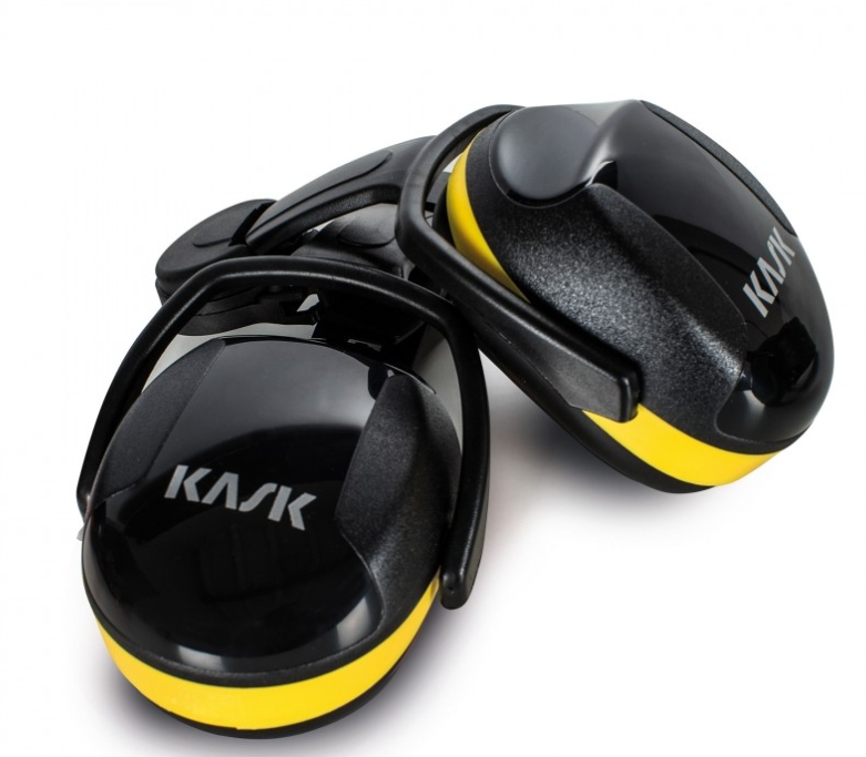 KASK SC1 EAR MUFF, YELLOW | Midwestern Safety Equipment Supplier