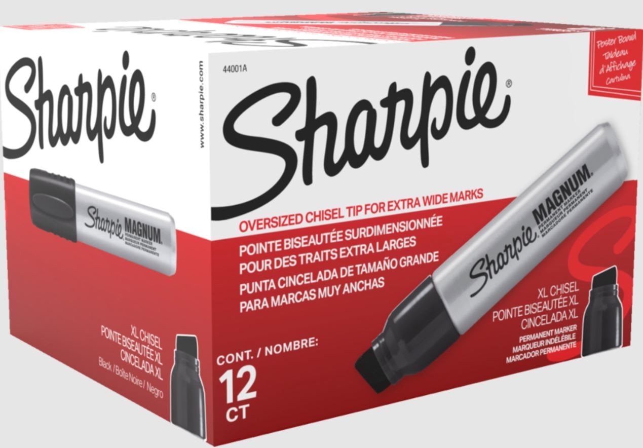 Sharpie Magnum Permanent Marker - Jumbo Marker Point - 15.87 mm Marker ...