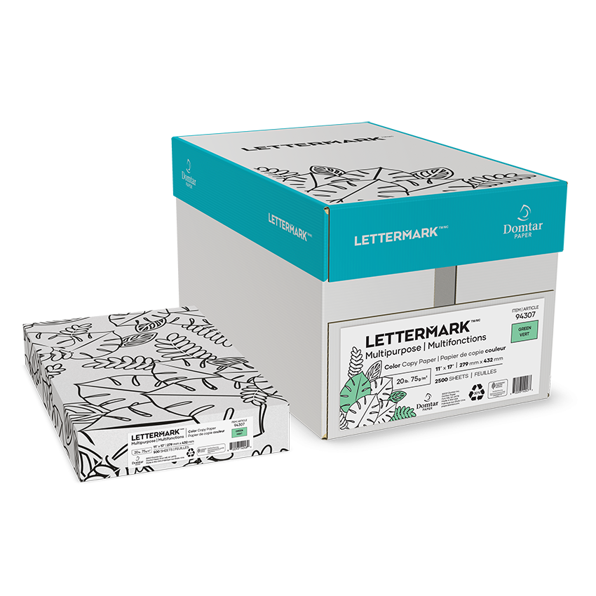 Lettermark Multipurp. Smooth Green 40M 11*17 - Mills | Office ...