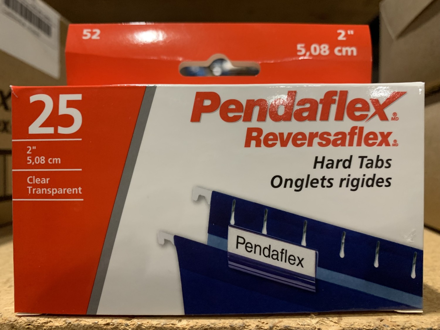 Pendaflex Hanging File Folder Hard Tab - 2" Tab Width - Clear Tab(s ...