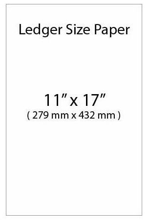 A1® Copy Paper, 20lb, Ledger Size 11'' x 17'', 97 Brightness - Mills ...