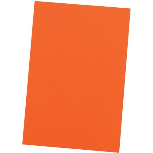 Bristol Board, Orange, 2-ply, 22" width x 28" length - Mills | Office ...