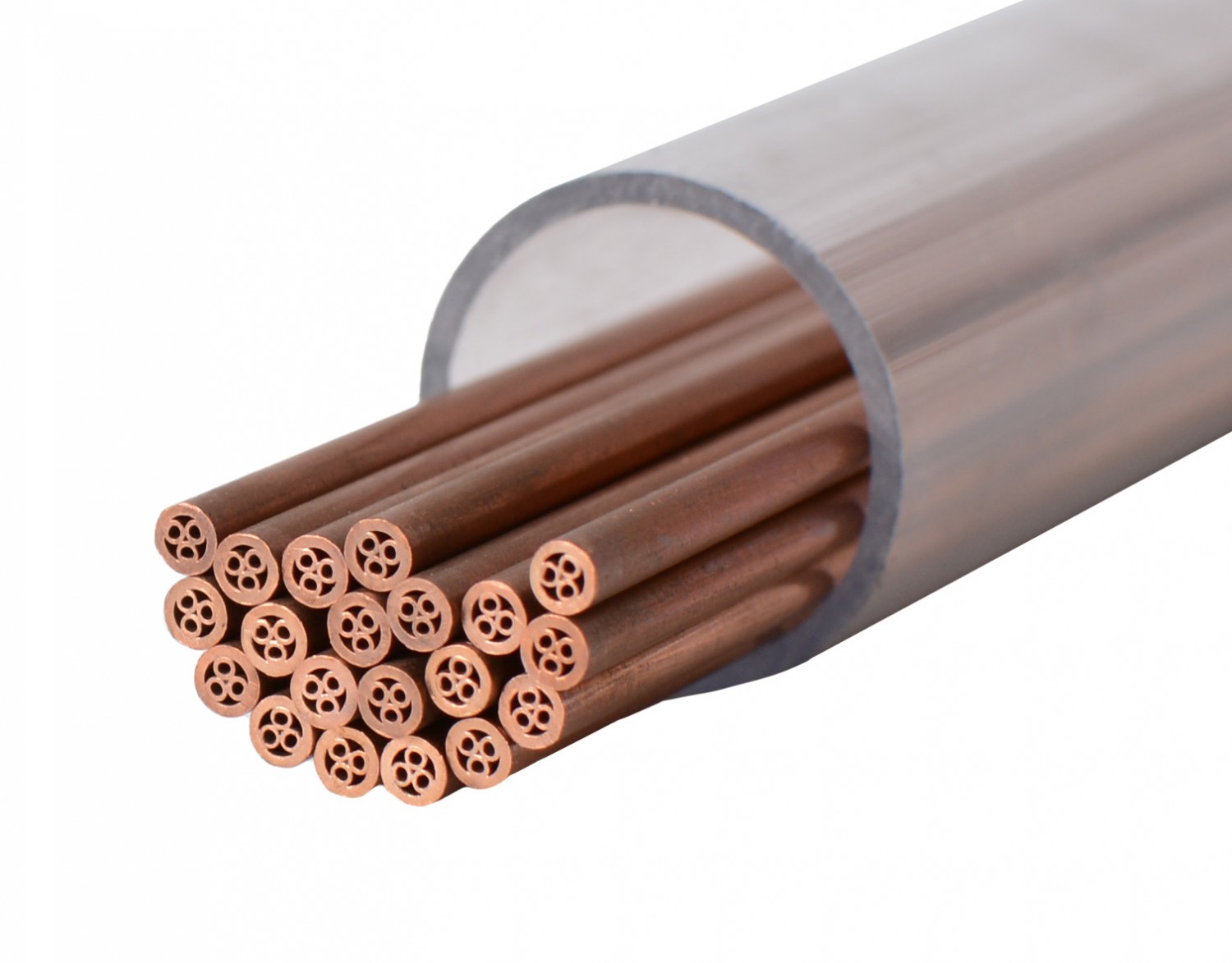 2.4 mm Diameter 400 mm Length Premium Multi-Channel Copper Tubing ...