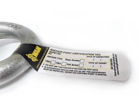 Fall Tech Replacement Inspection Tags