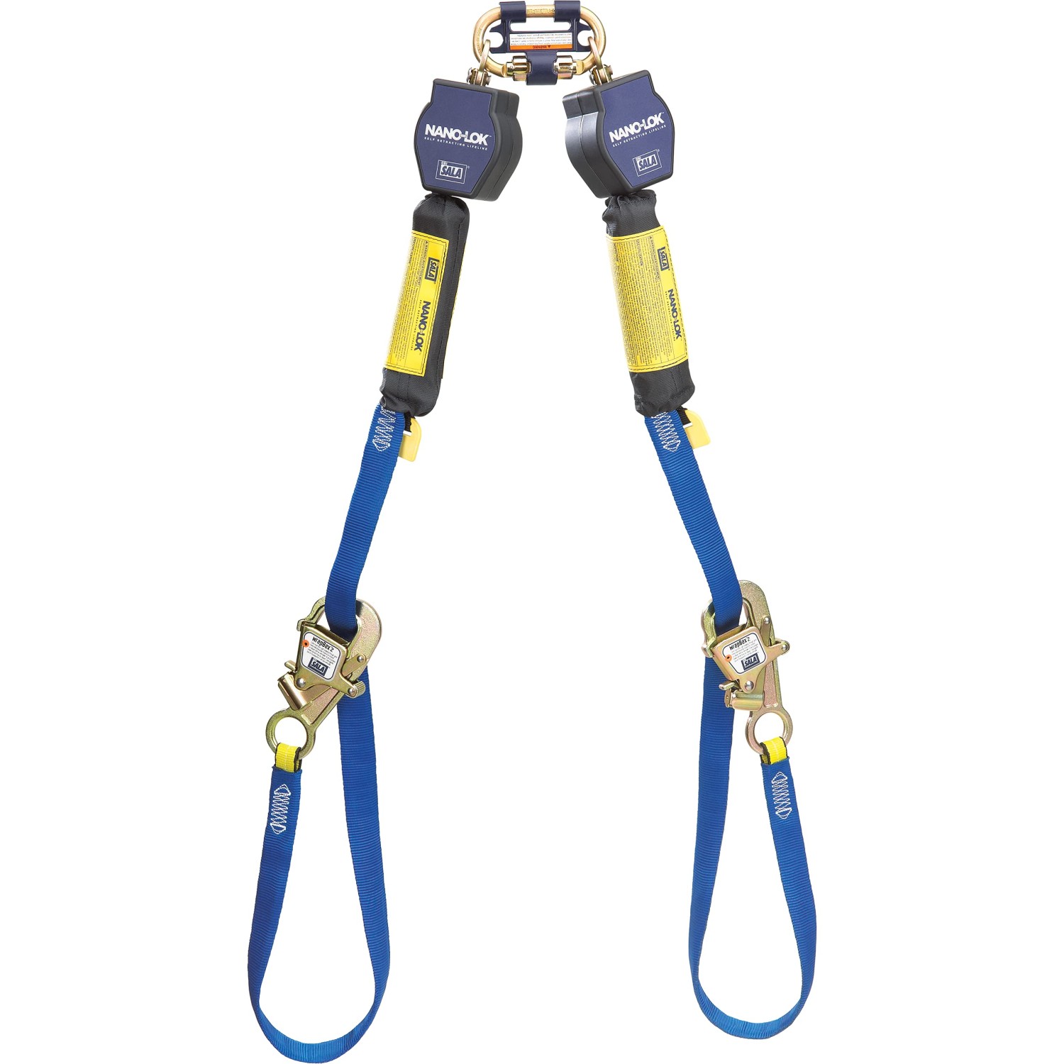 Tie-back SRL, twin-leg w/ twin-leg fixed connector & 5,000-lb. rated ...