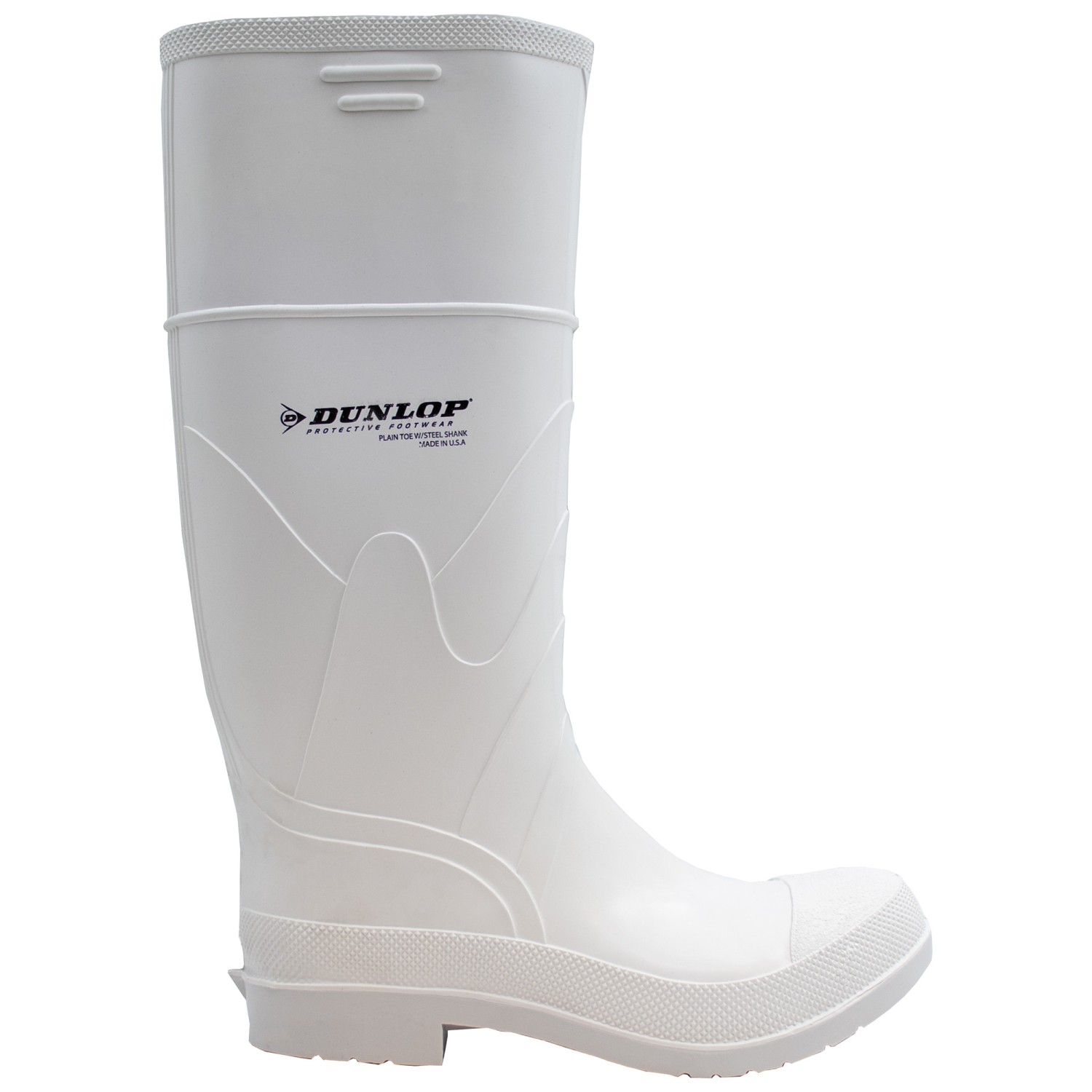Dunlop 81011 16" White PVC Knee Boot