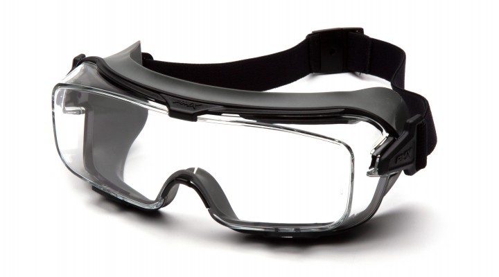 Pyramex Cappture Pro Over-the-Glass Safety Goggle with Gasket, Clear