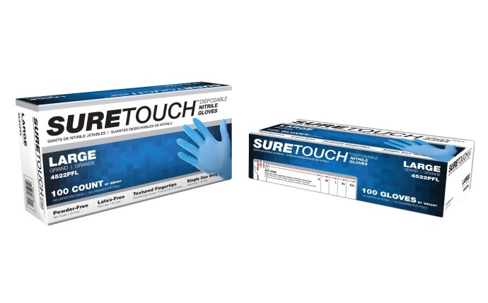 SureTouch 5 mil Nitrile Disposable Gloves