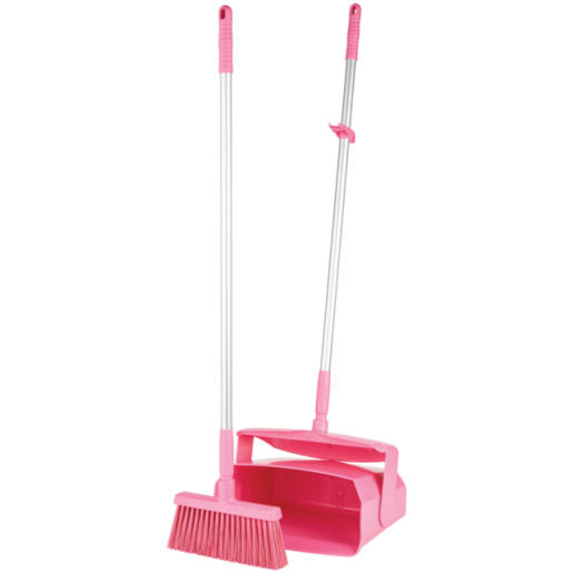 Lobby Dust Pan with Broom