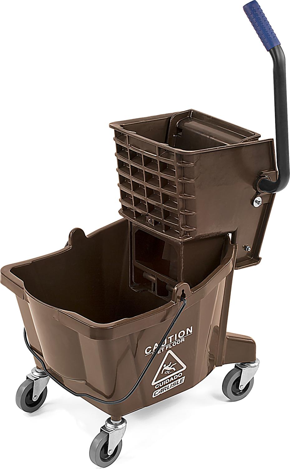Flo-Pac® Mop Buckets with Side Press Wringer
