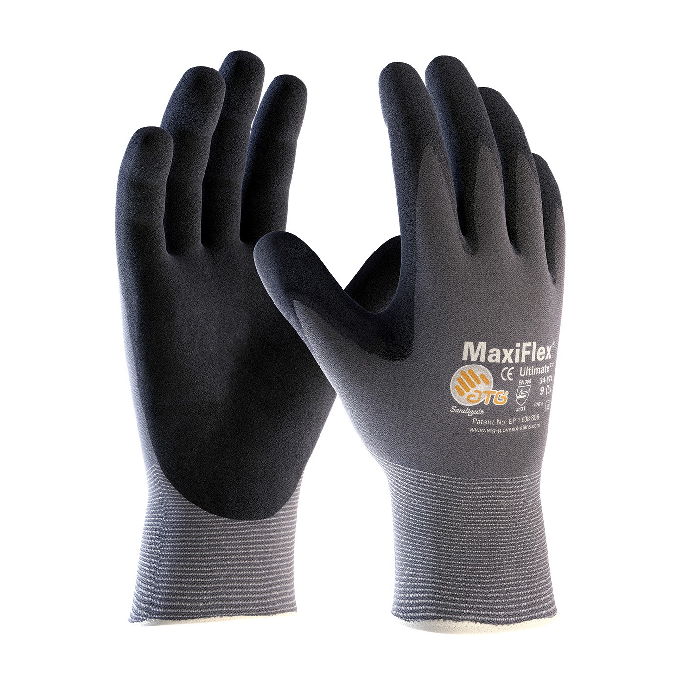 MaxiFlex® Ultimate™ Seamless Knit Nylon/Elastane Glove with Nitrile ...