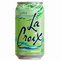 LaCroix Sparkling Water- Lime Flavor- 12 fl oz (355 mL)- 24/pack ...
