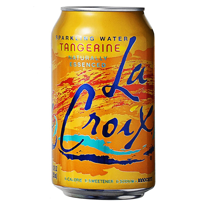 LaCroix Sparkling Water- Tangerine Flavor- 12 fl oz (355 mL)- 24/pack - Herald Office Supplies