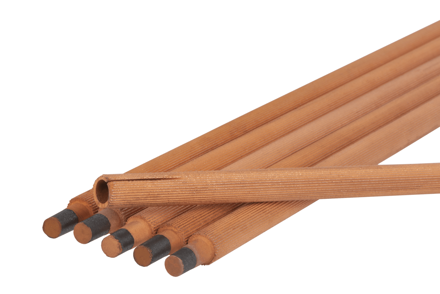 1/2" x 14" Copper Coated Carbon DC Jointed Arc Gouging Rod