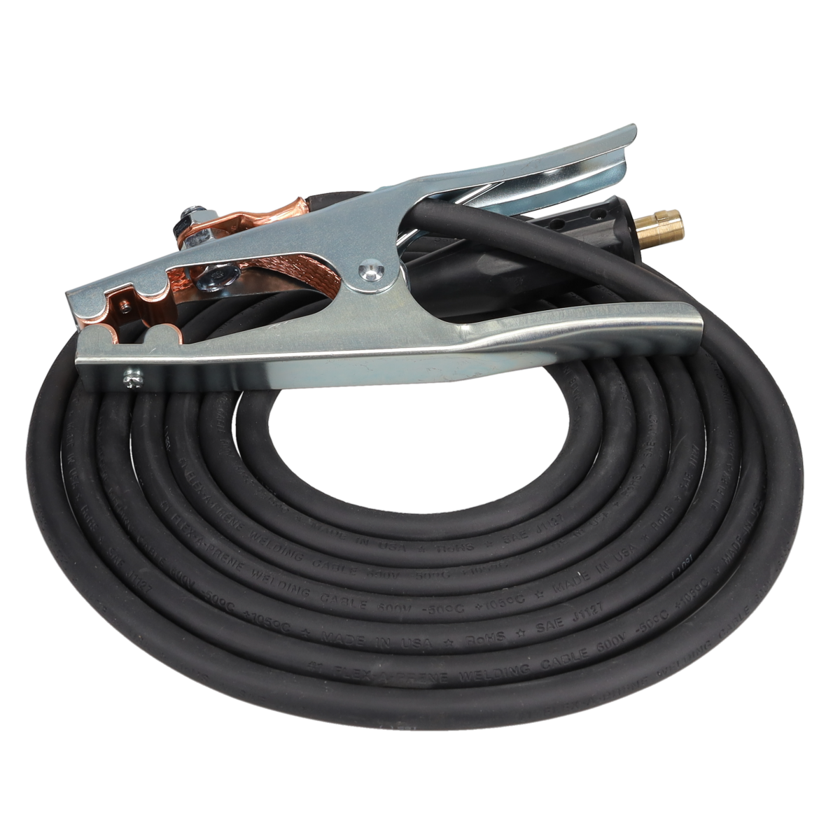 Ground Clamp, 15' with Dinse Plug