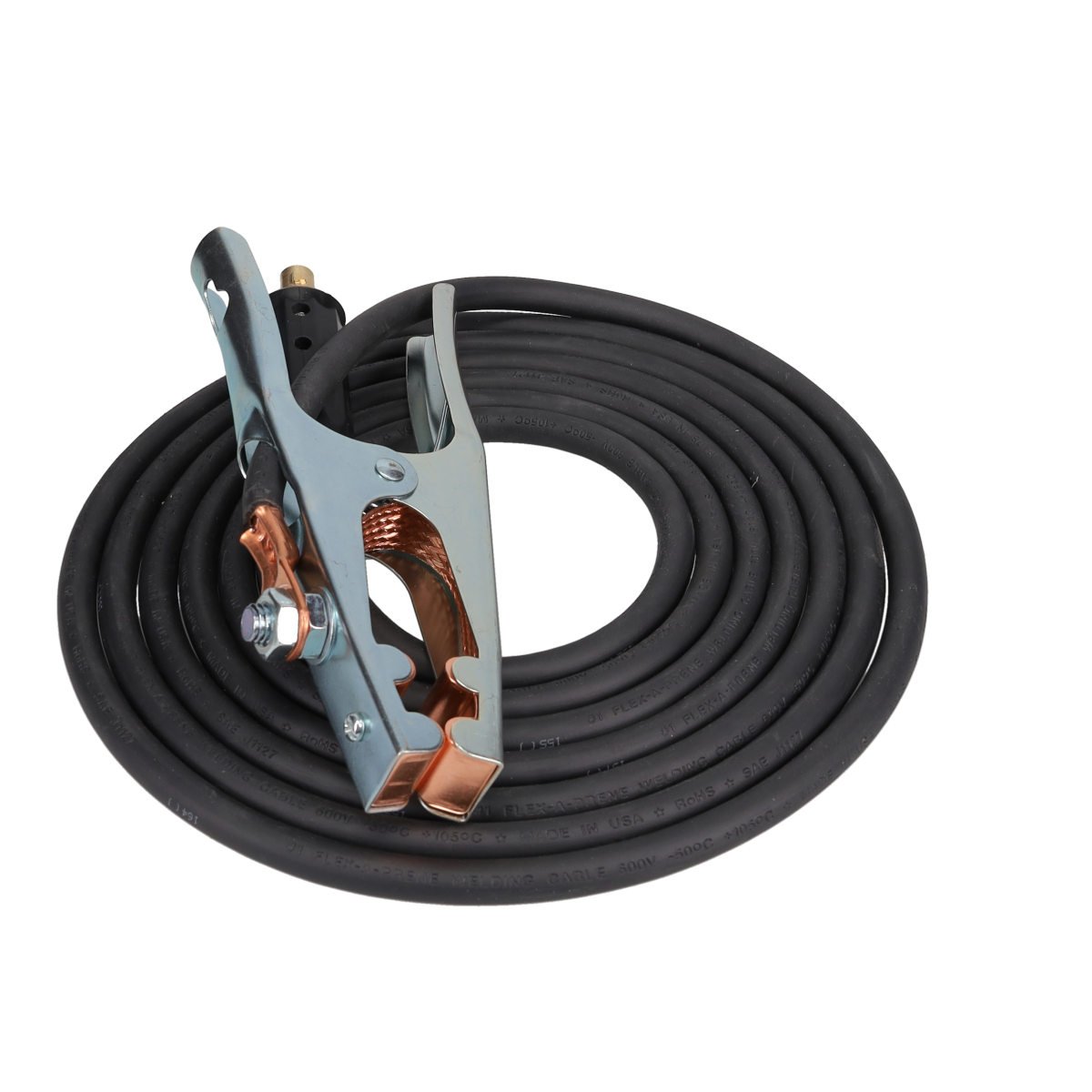 Ground Clamp, 15' with Dinse Plug