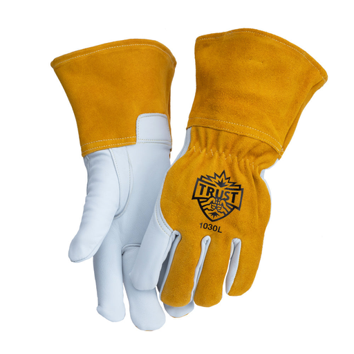 Trust Protection Goatskin 3 1/2" Cuff MIG Welding Glove - AWISCO New ...