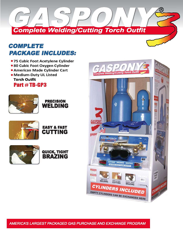 GASPONY Products - American Welding & Gas