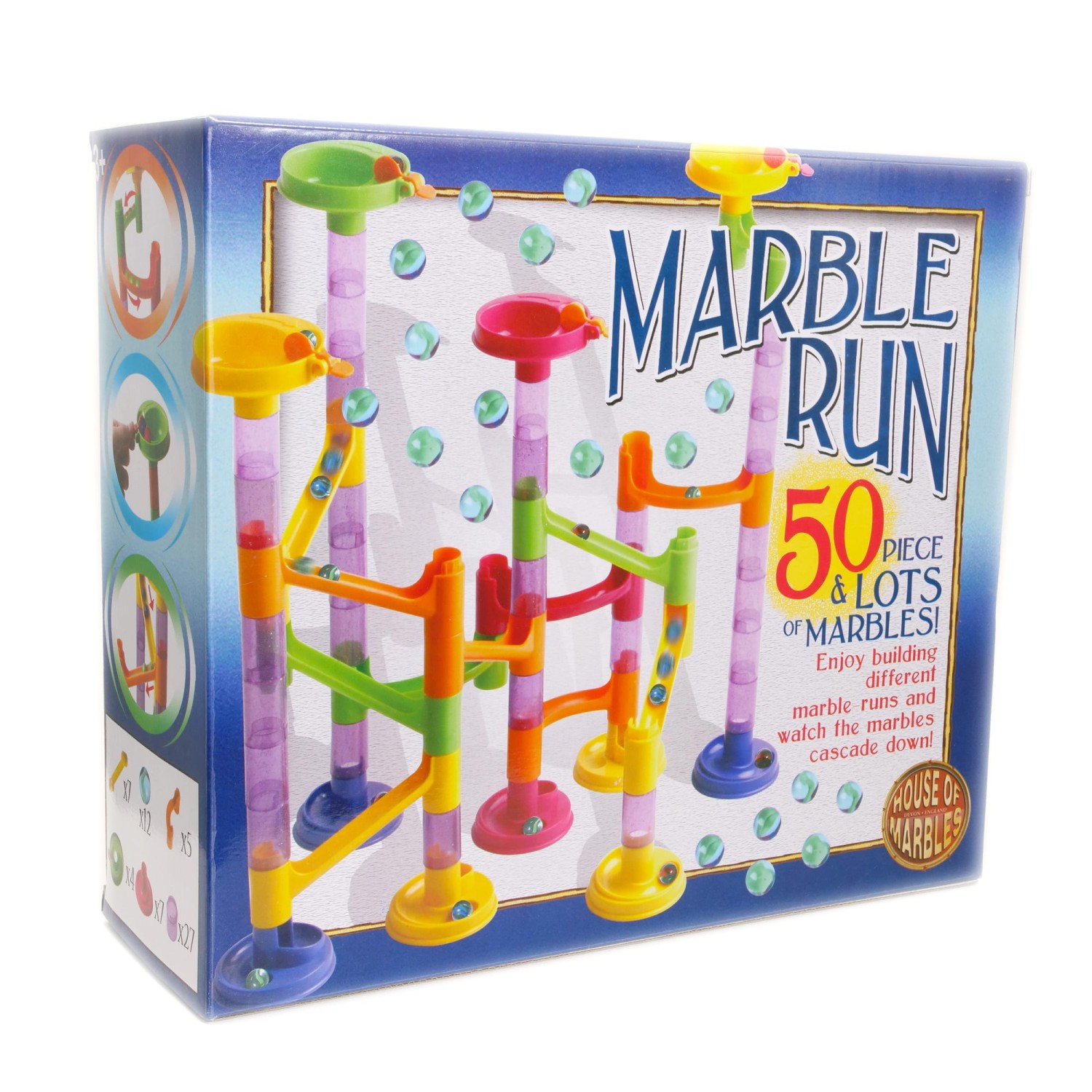 50 Piece Marble Run - Bow Valley Basics