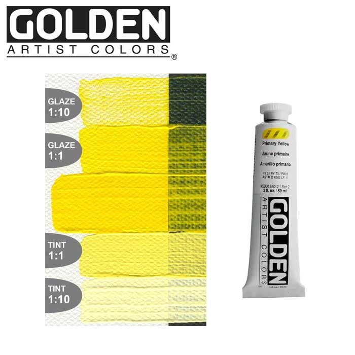 Heavy Body Acrylic 2oz – Primary Yellow – Series 2 - Bow Valley Basics