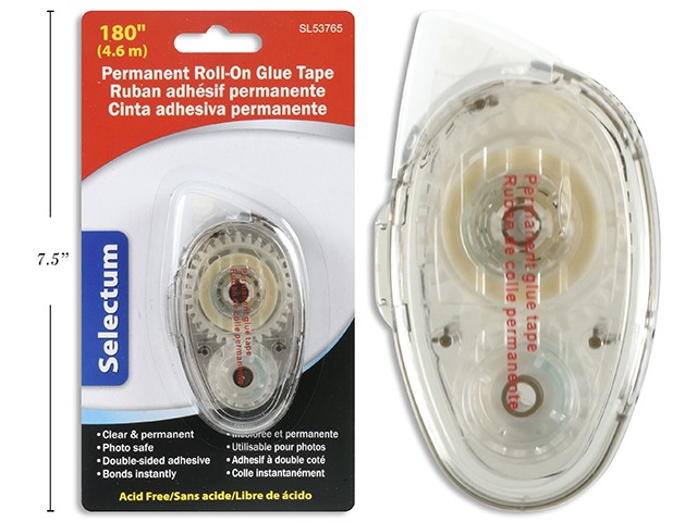 Permanent Roll-On Glue Tape ~ 180? Length - Bow Valley Basics