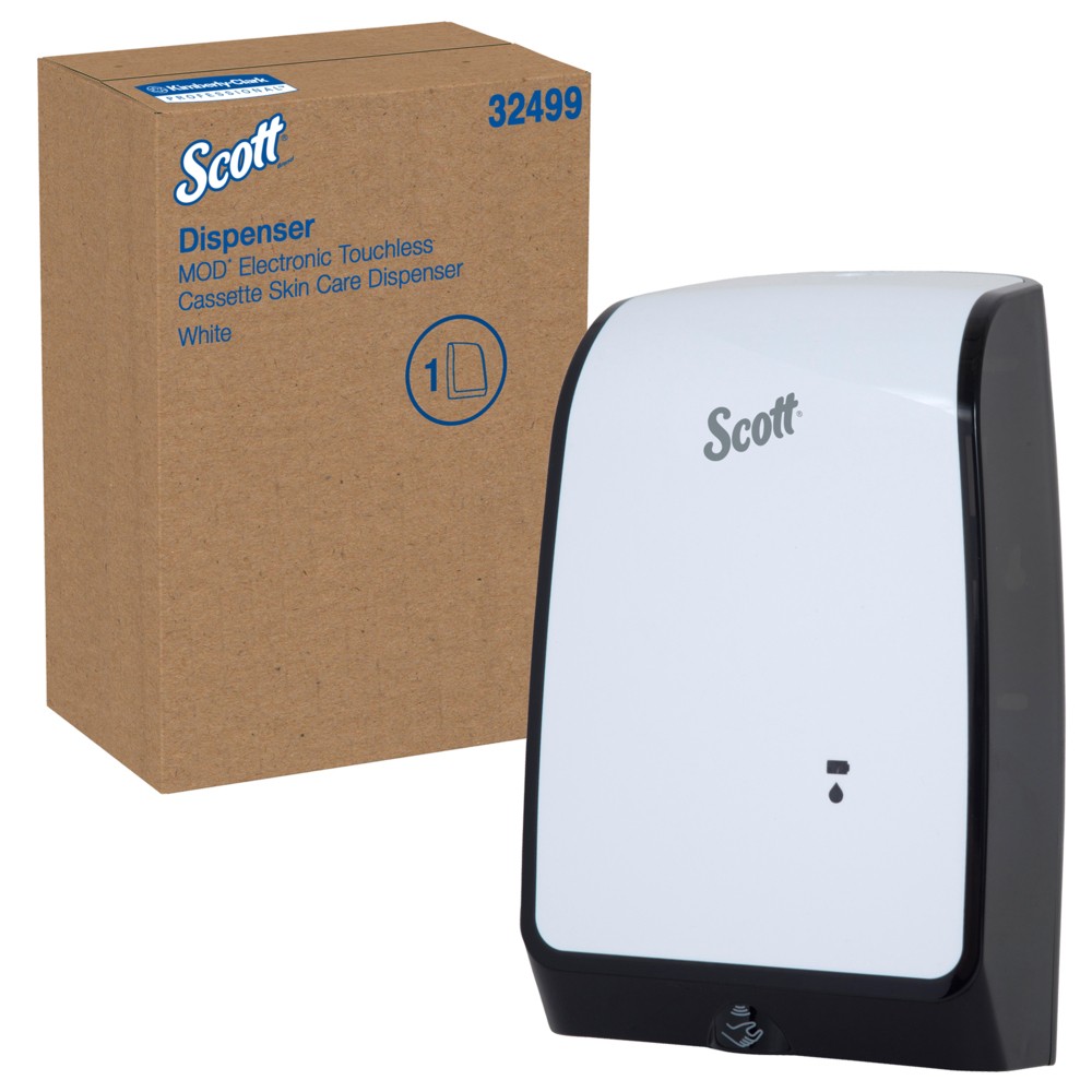 Scott Electronic Touchless Cassette Skin Care Dispenser - White