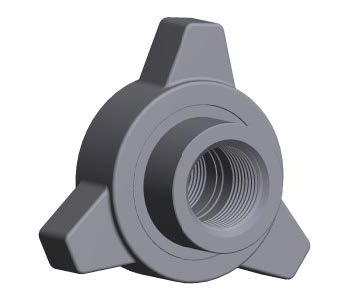 1" 3M A105 THD 3-LUG UNION DOM - Hayward Pipe & Supply Co, Inc