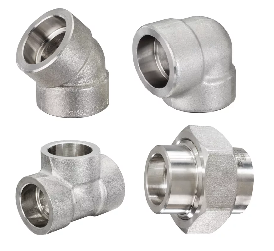 3000 lb A182 304/304L Stainless Steel Socket Weld Fittings - Hayward Pipe & Supply Co, Inc