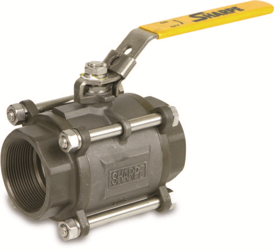 Sharpe 39034 THD & SW 3pc Carbon Steel Ball Valves | Sharpe Valve
