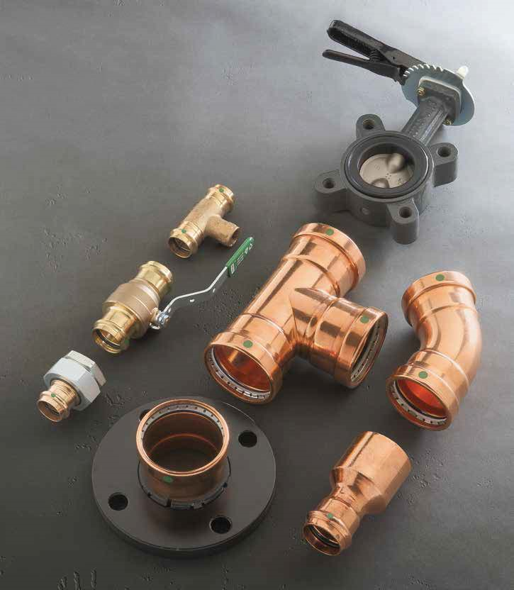Copper Press Fit Fitting