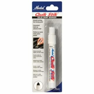Quik Stik® All Purpose Solid Paint Marker, White, 11/16 in Tip, 6 in L ...