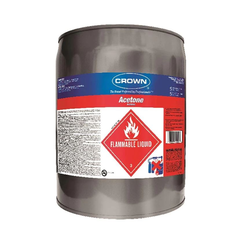 Acetone, 5gal Pail, Crown - SK Industrial