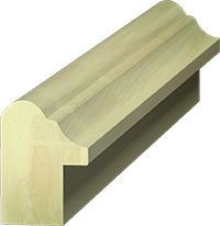 1 X 1-7/16 POPLAR BACKBAND - Next Day Moulding Doors & Stairs
