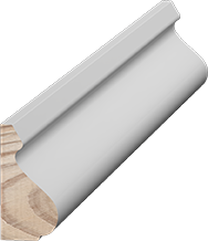 11/16 X 1-3/8 X 16 FT PFJ WM163 BASECAP - Next Day Moulding Doors & Stairs