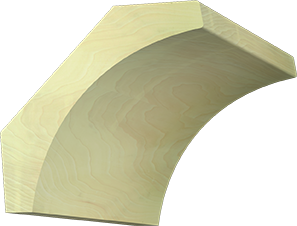 1 X 4 POPLAR CROWN - Next Day Moulding Doors & Stairs