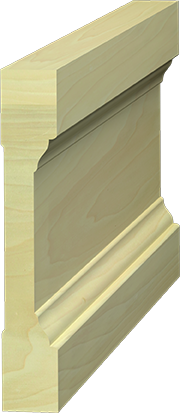 3/4 X 4-1/2 POPLAR FLAT BELLY CASING - Next Day Moulding Doors & Stairs