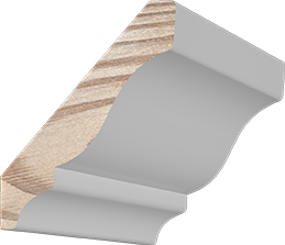 9/16 X 3-5/8 X 16 FT PFJ WM49 CROWN - Next Day Moulding Doors & Stairs