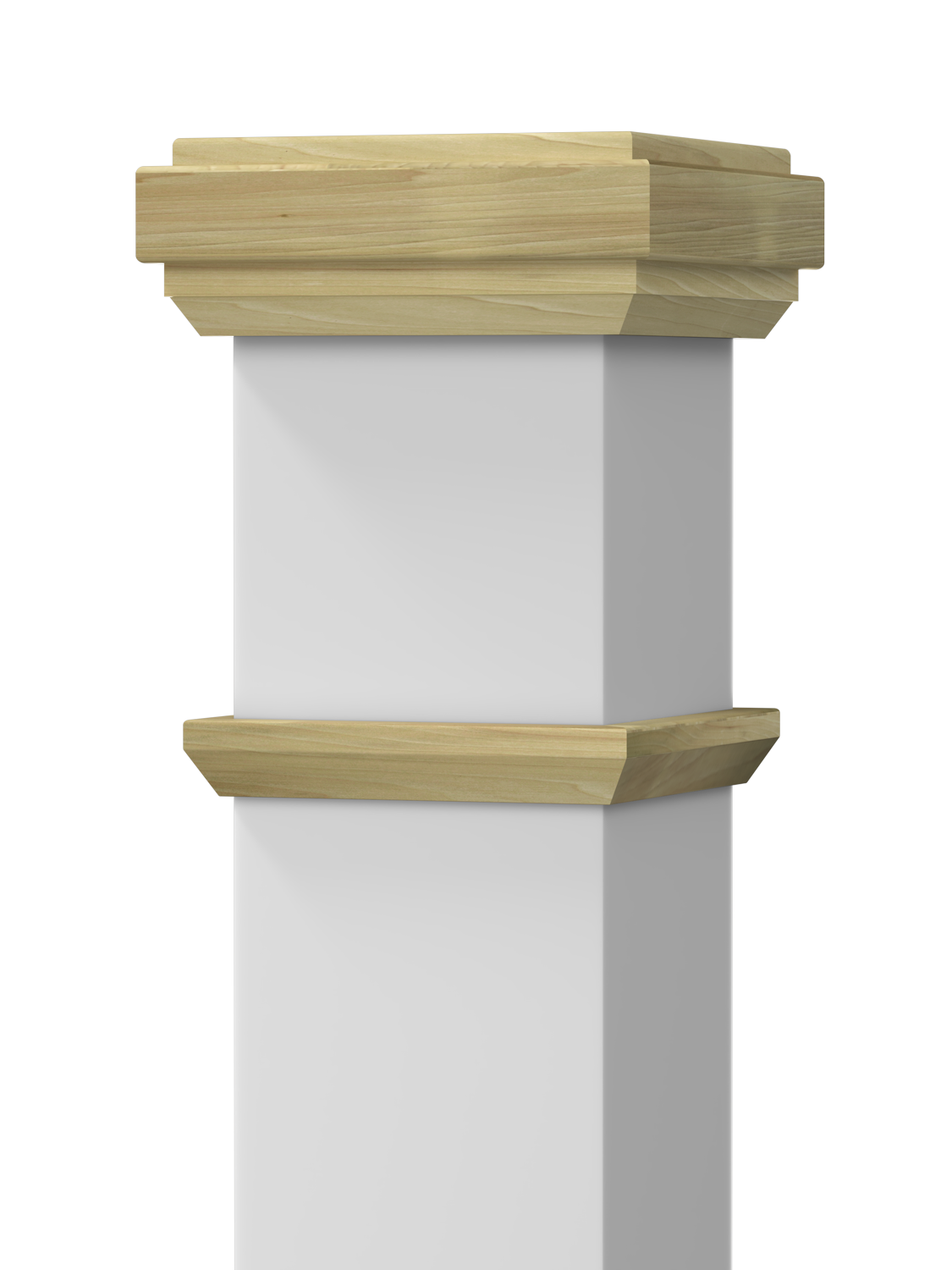 C-4078-FP PRIMED NEWEL POST W/RECESSED FLAT PANEL, POST ONLY - Next Day ...