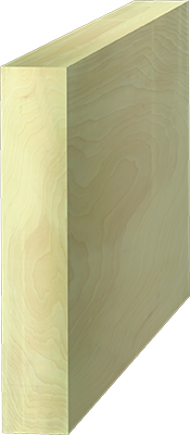 7/8 X 4-3/4 POPLAR PLINTH - Next Day Moulding Doors & Stairs