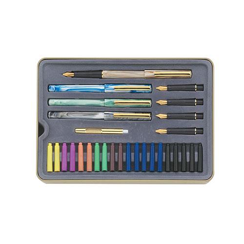 Deluxe 33-Piece Calligraphy Set - Pens, Etc.