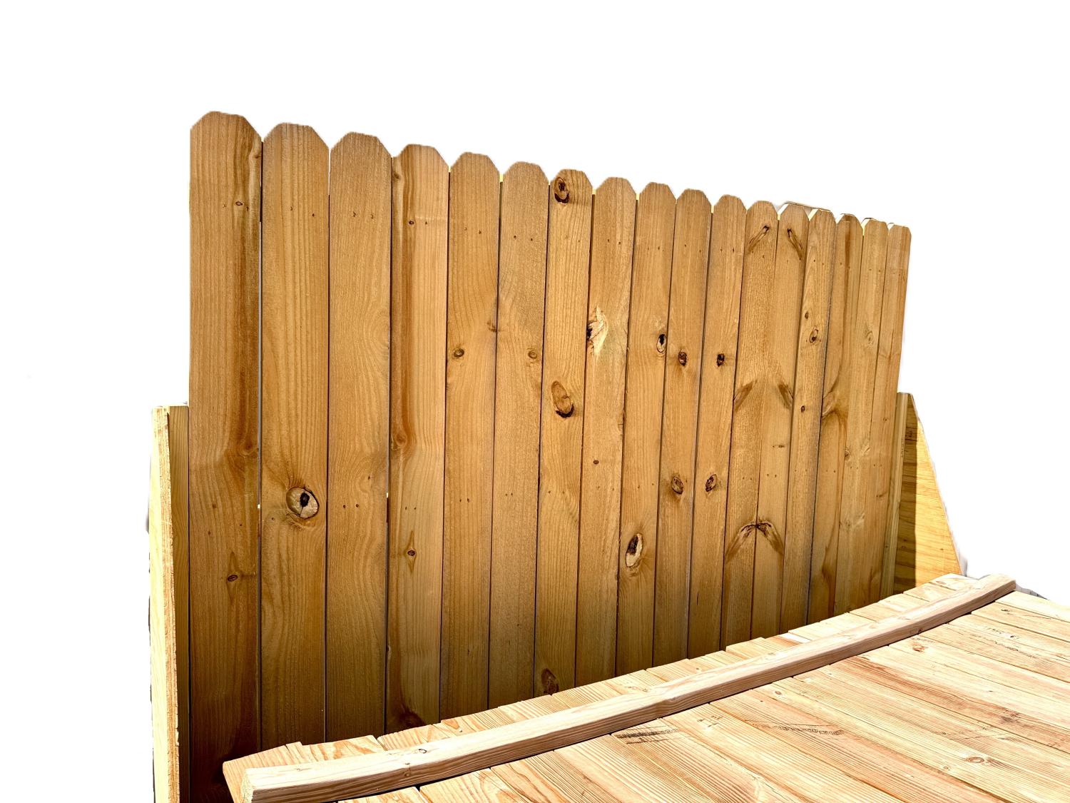 1 in x 6 ft x 8 ft CCA Treated Heavy Duty Privacy Fence Panel