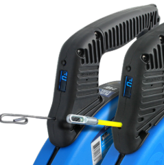 IDE 31-657 240FT BLUED STEEL FISH TAPE WITH BLUEVIEW DISPLAY - Hein Electric