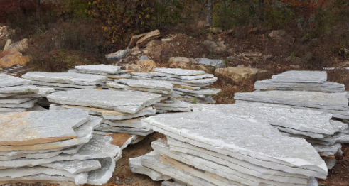TENNESSEE FLAGSTONE SLABS-GREY